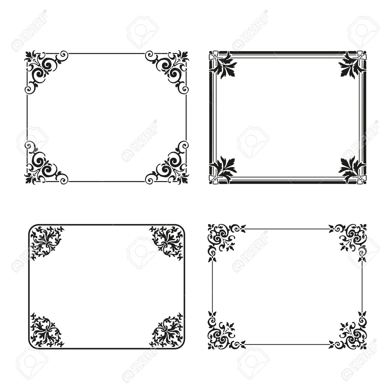 decorative frame vector