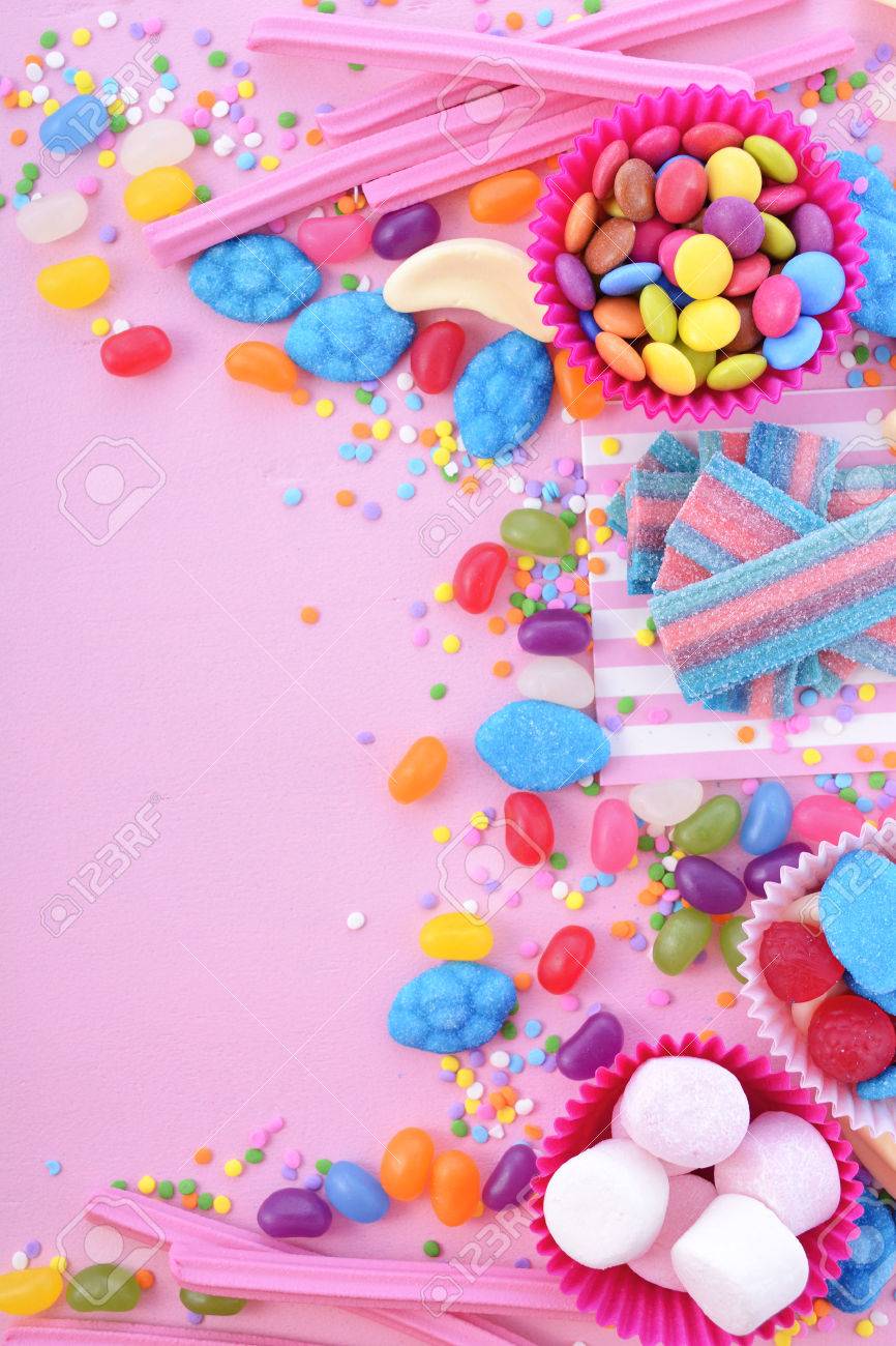 colorful candy border