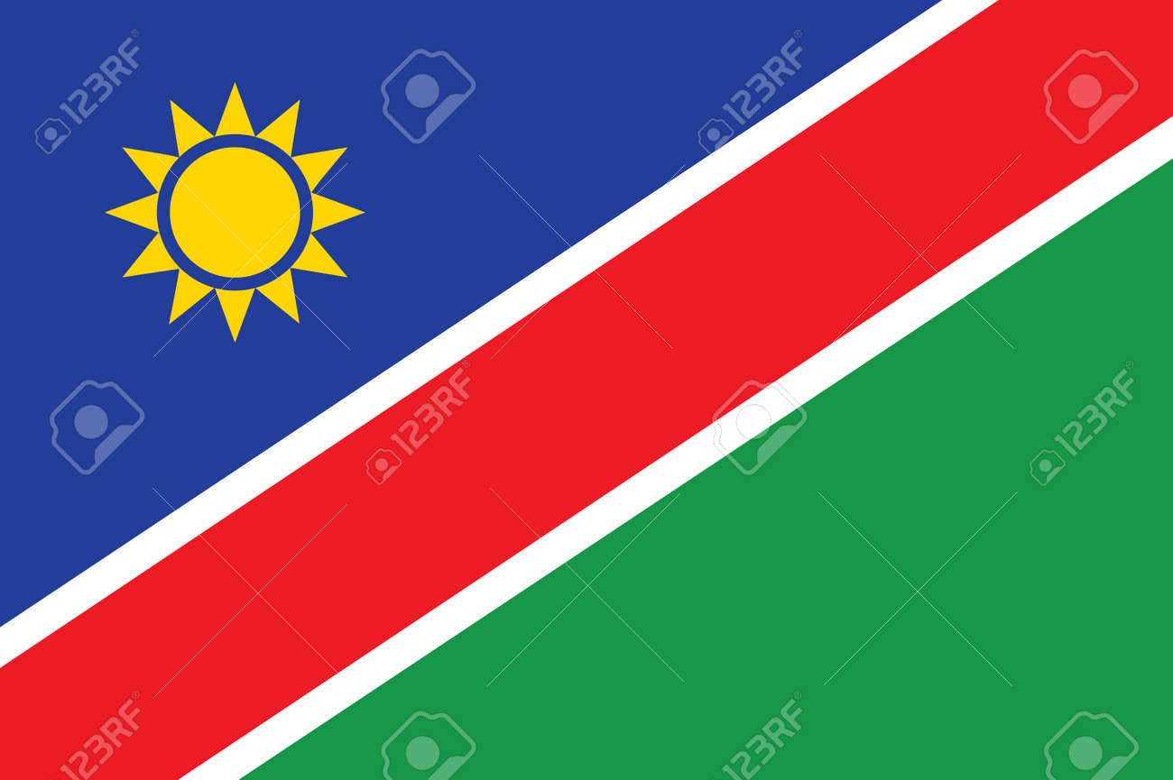 namibia flag printable