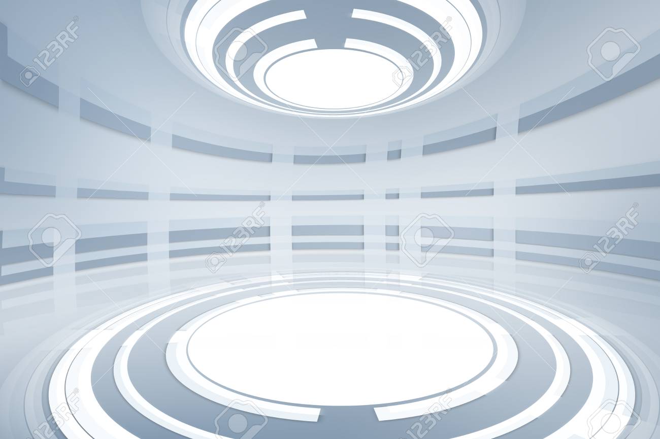 futuristic room background