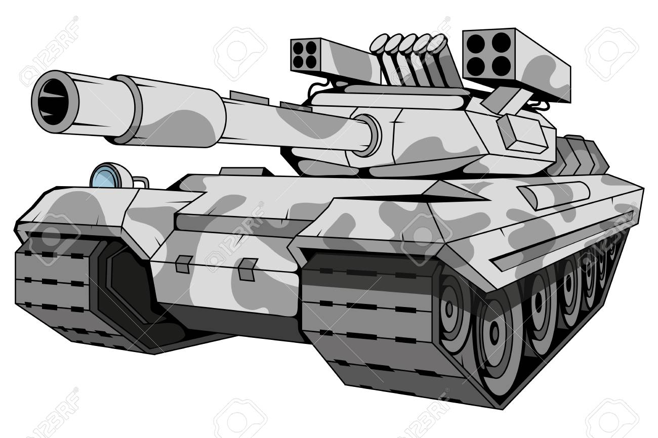 war tanks drawing