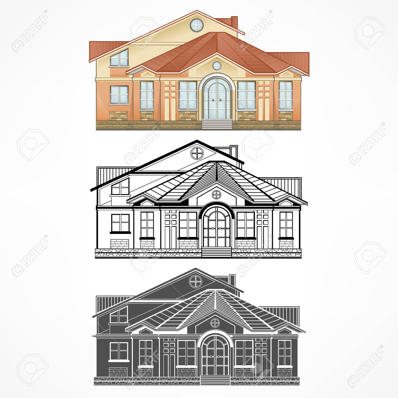 dibujo arquitectonico edificio