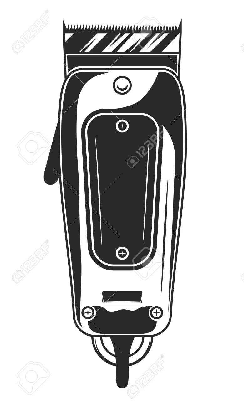 barber clippers vector
