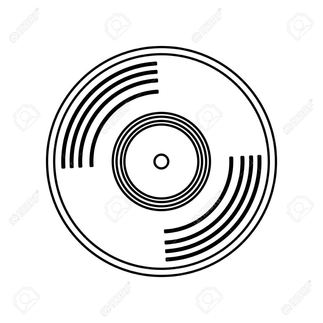record icon vector