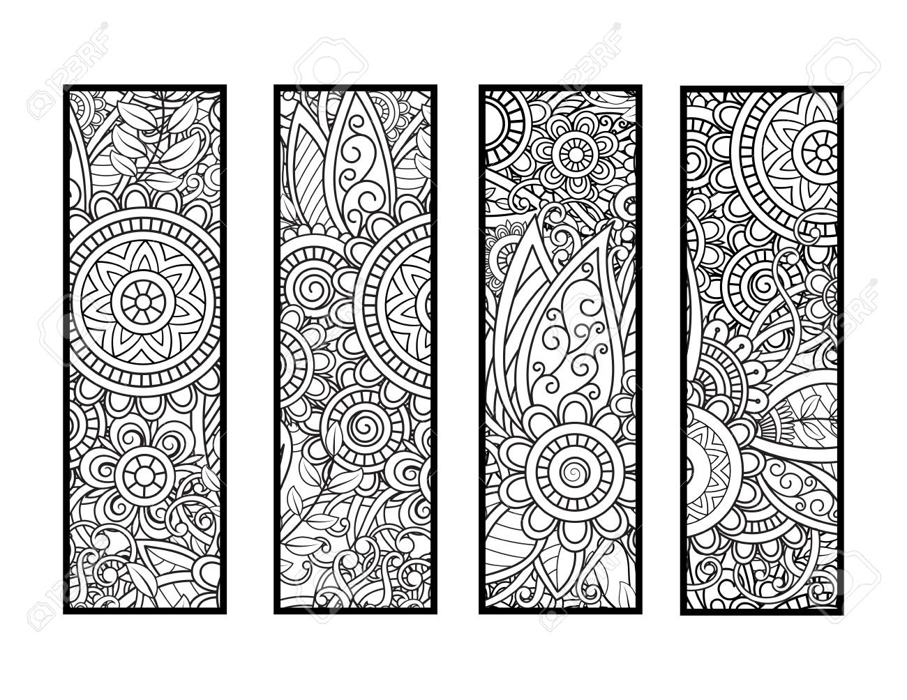 adult coloring pages bookmarks