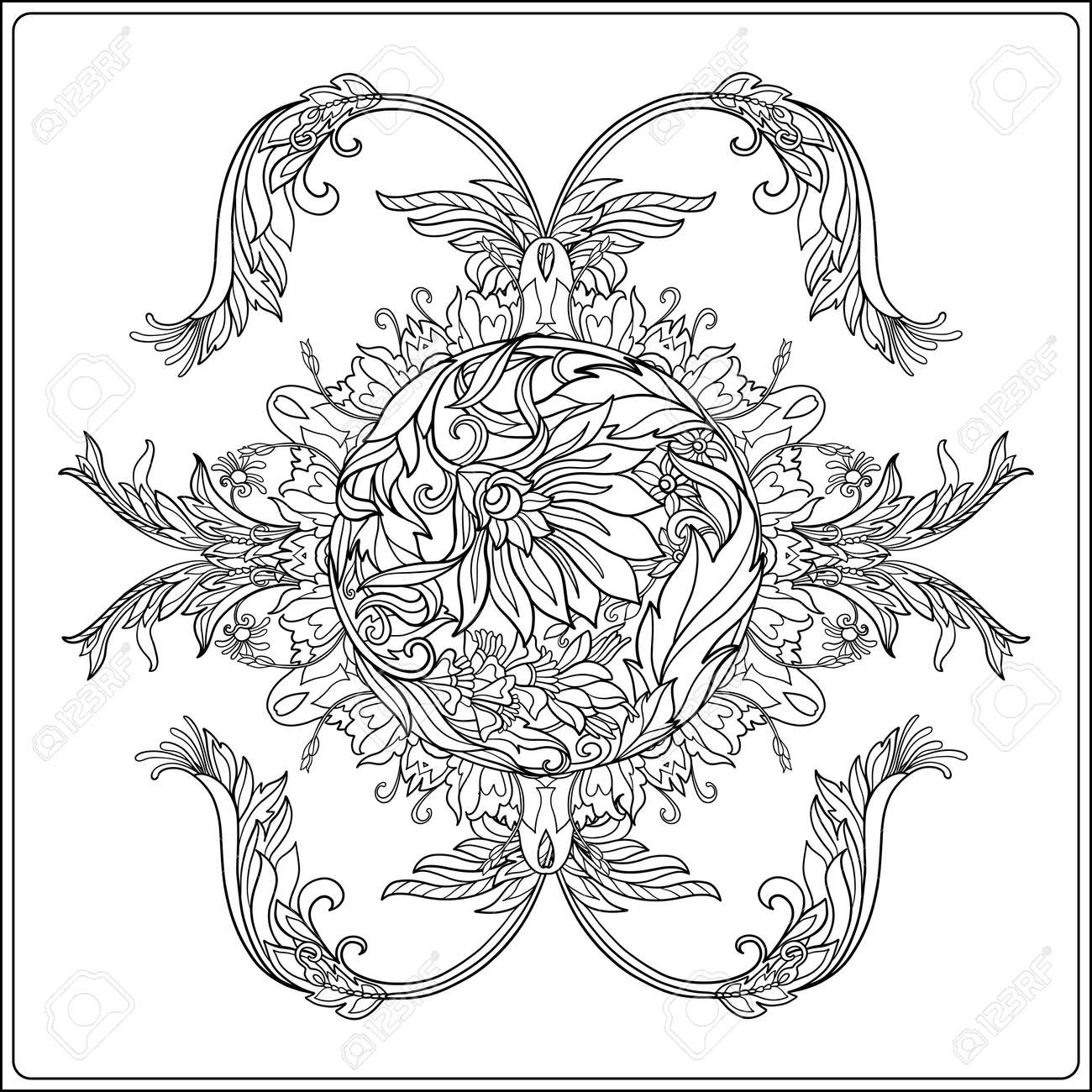 arabesque coloring pages