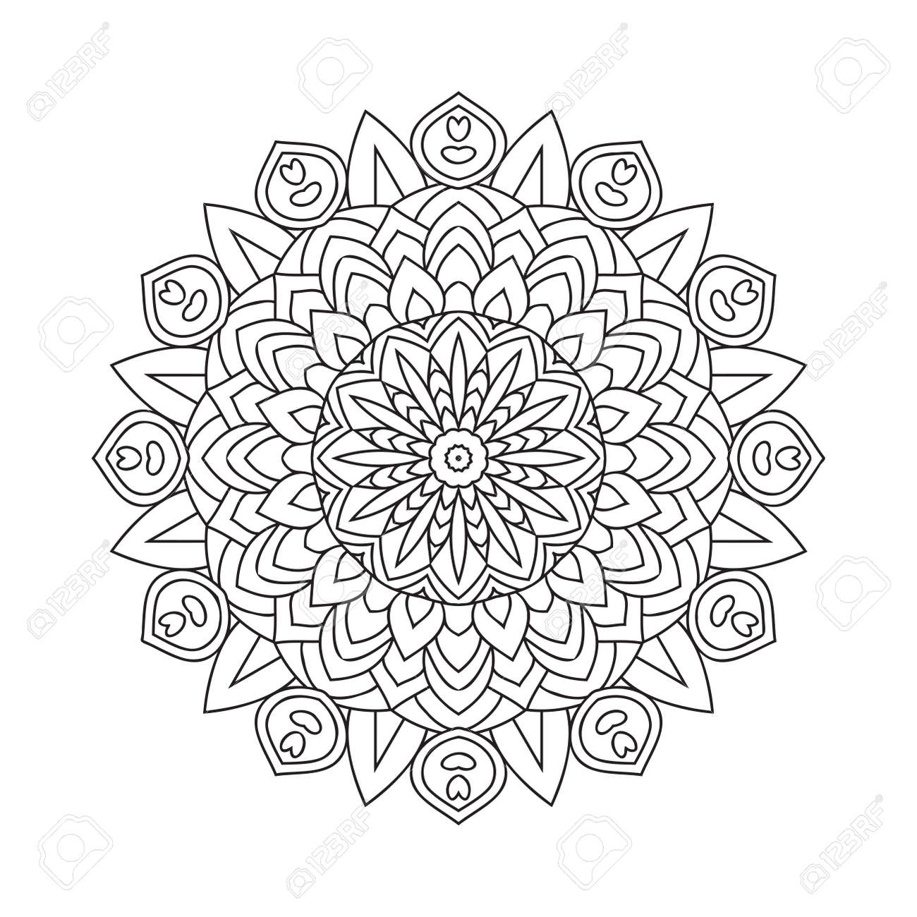 indian design coloring pages