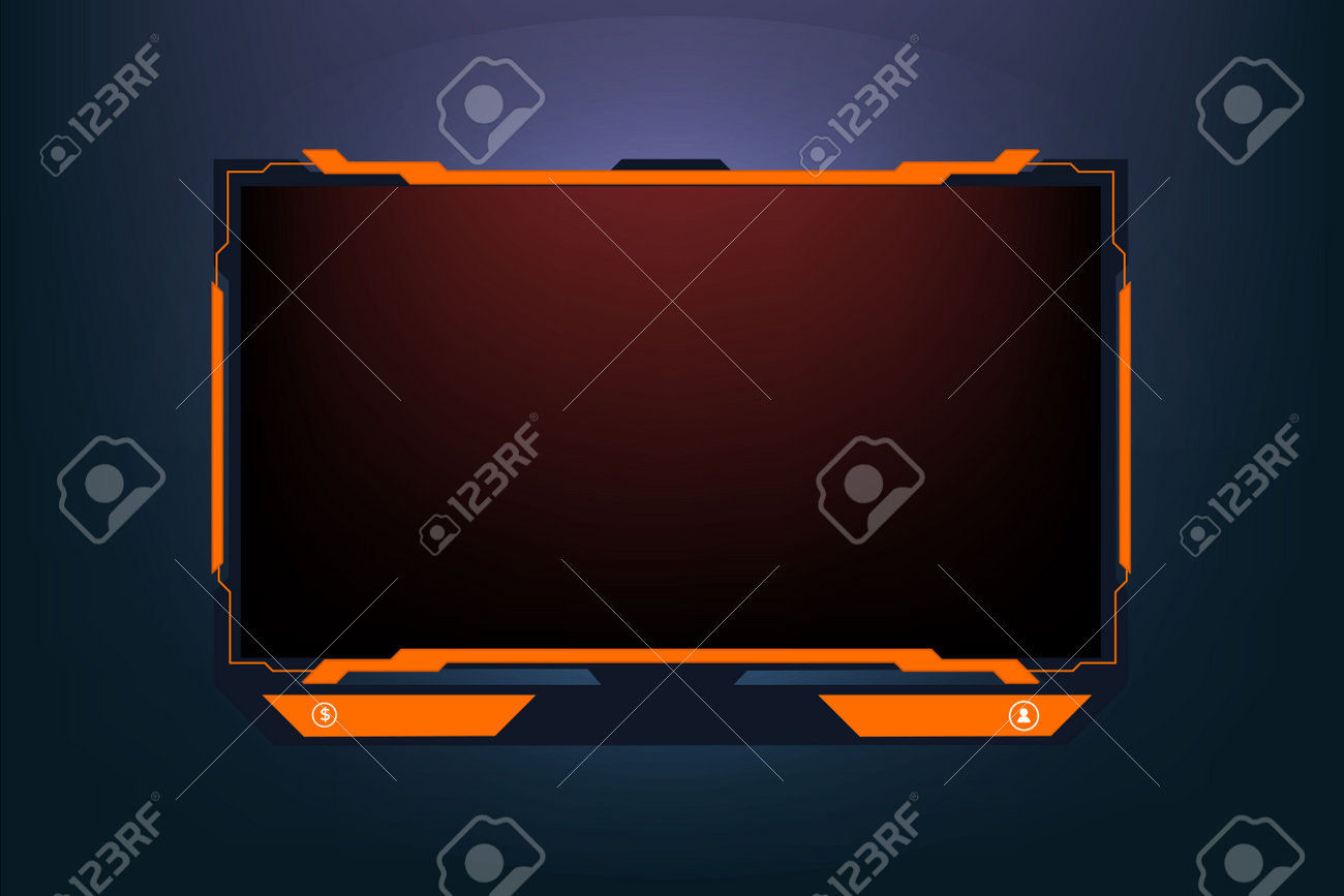 orange border around screen