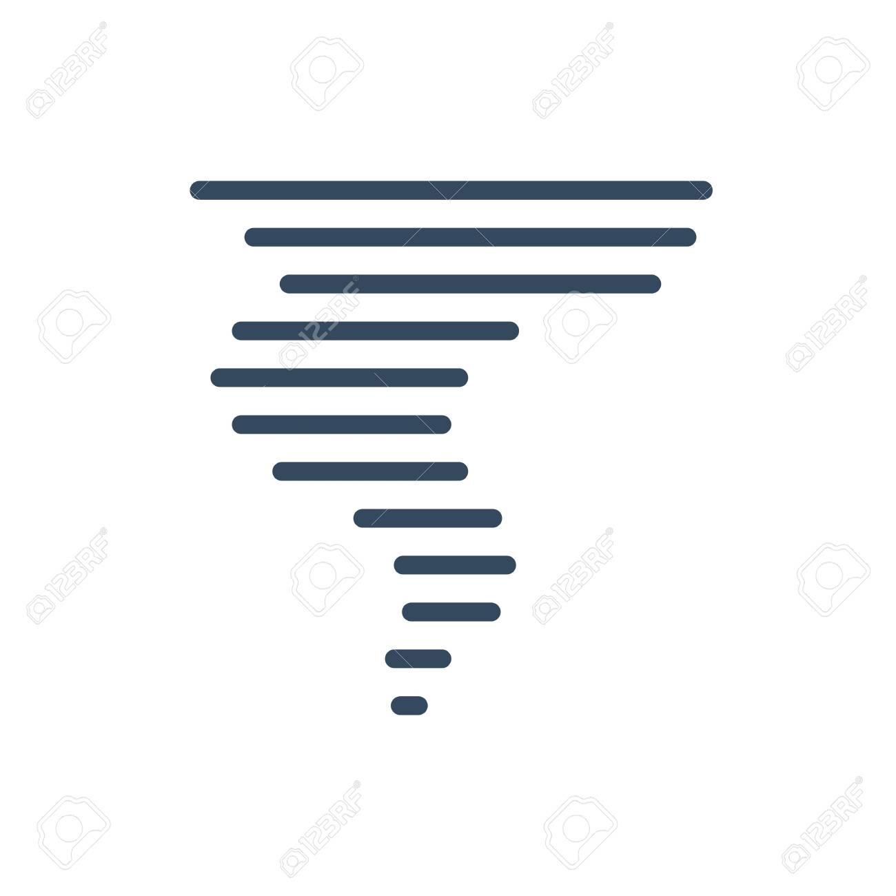 tornado icon vector