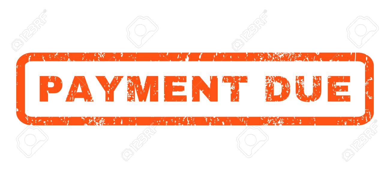 payment due stamp