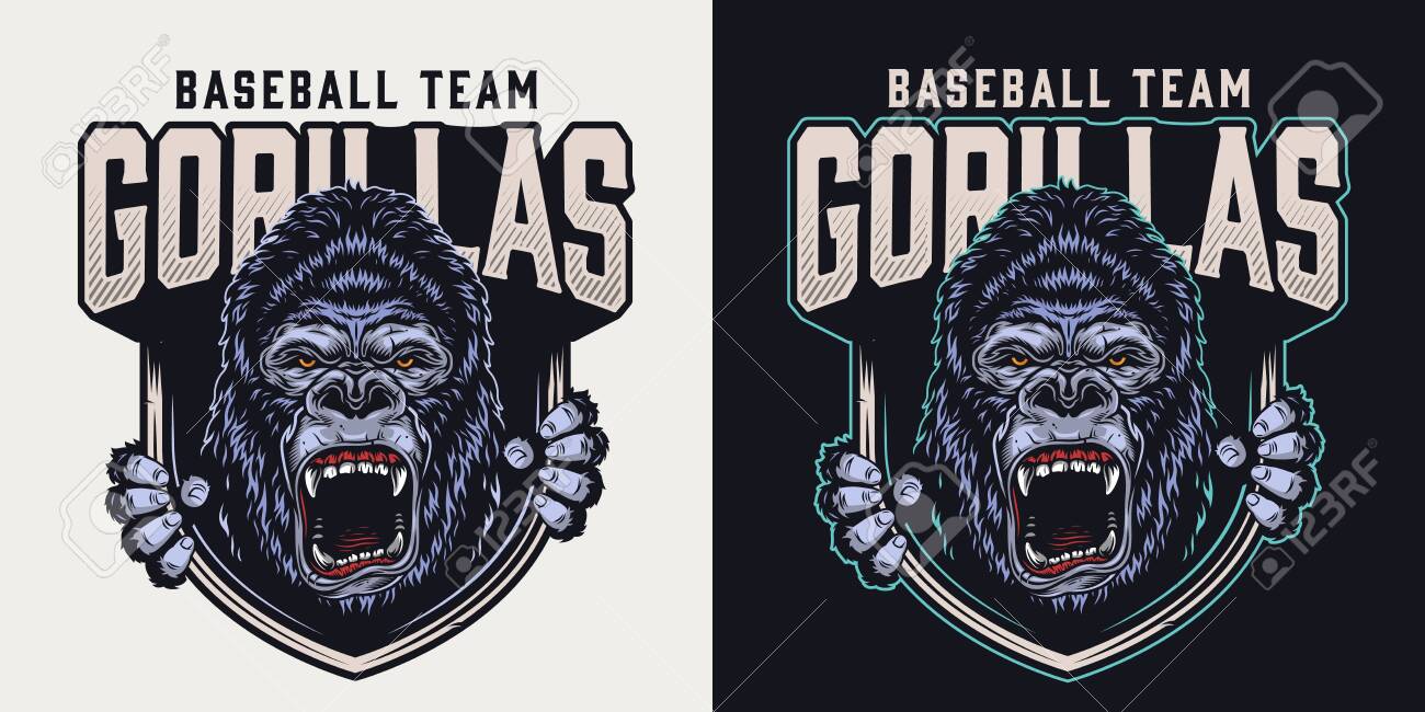 aggressive gorilla logo