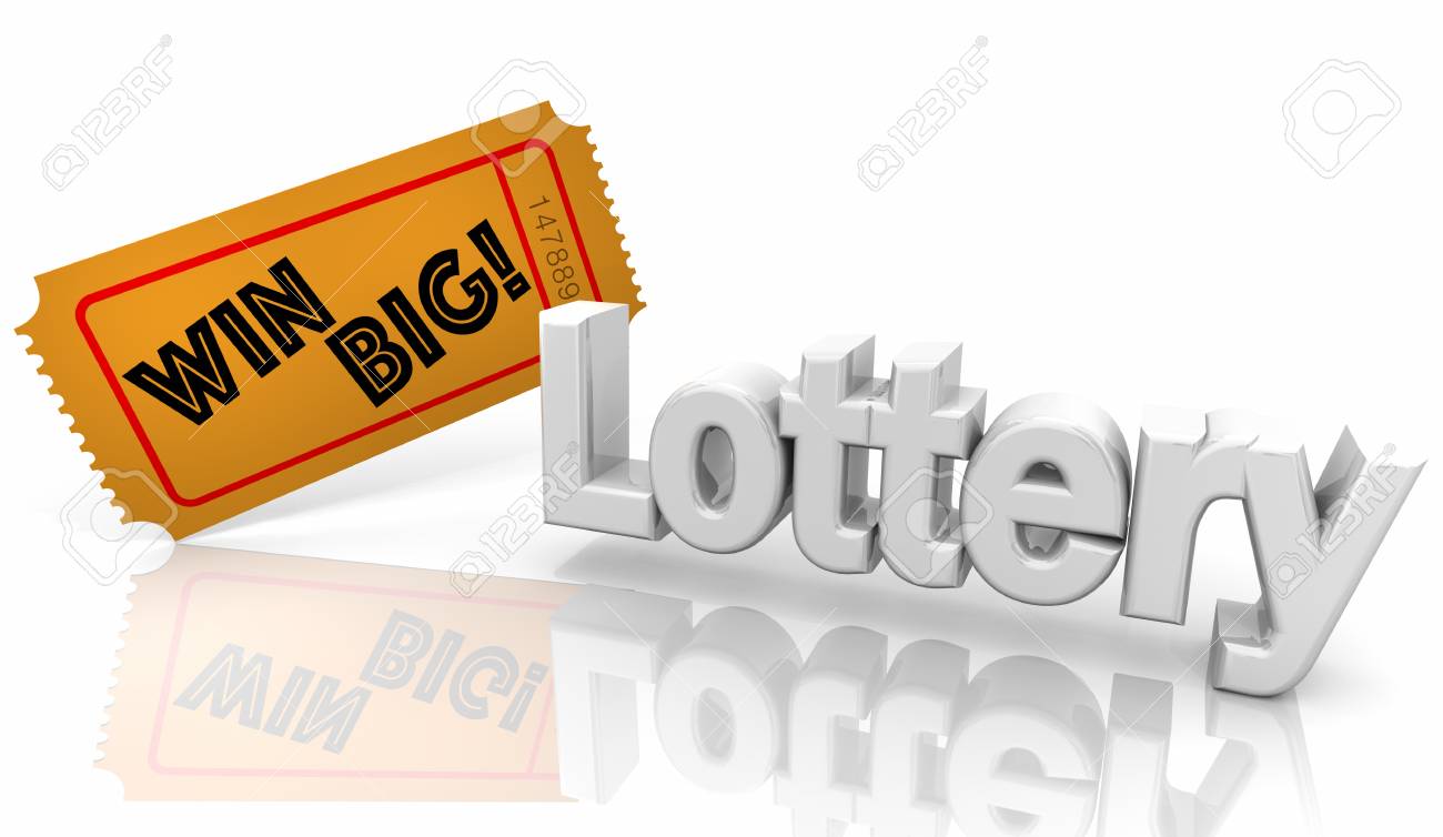 Lottery Lotto Win Big Contest Ticket 3d Illustration Stock Photo Picture and Royalty Free Image. Image 119161729