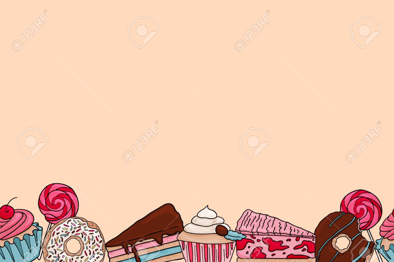 dessert border design