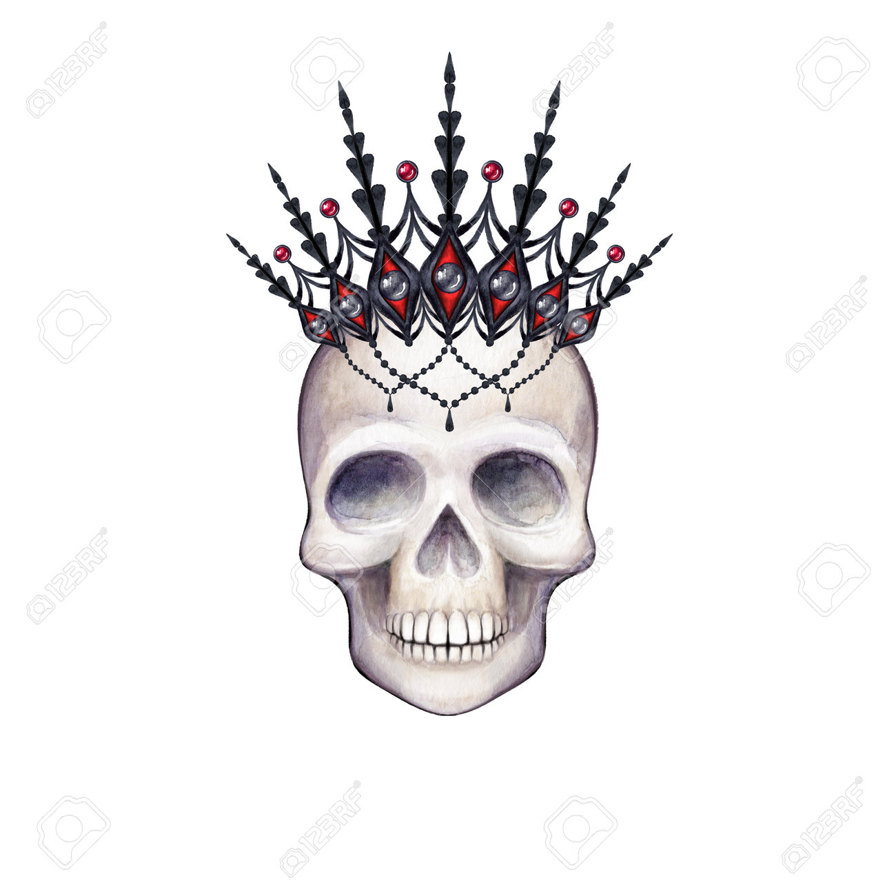 gothic crown drawing