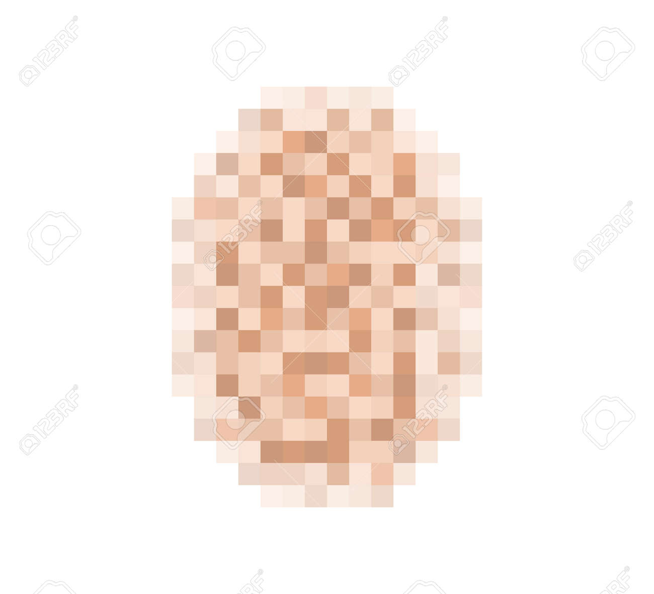 pixelated face effect