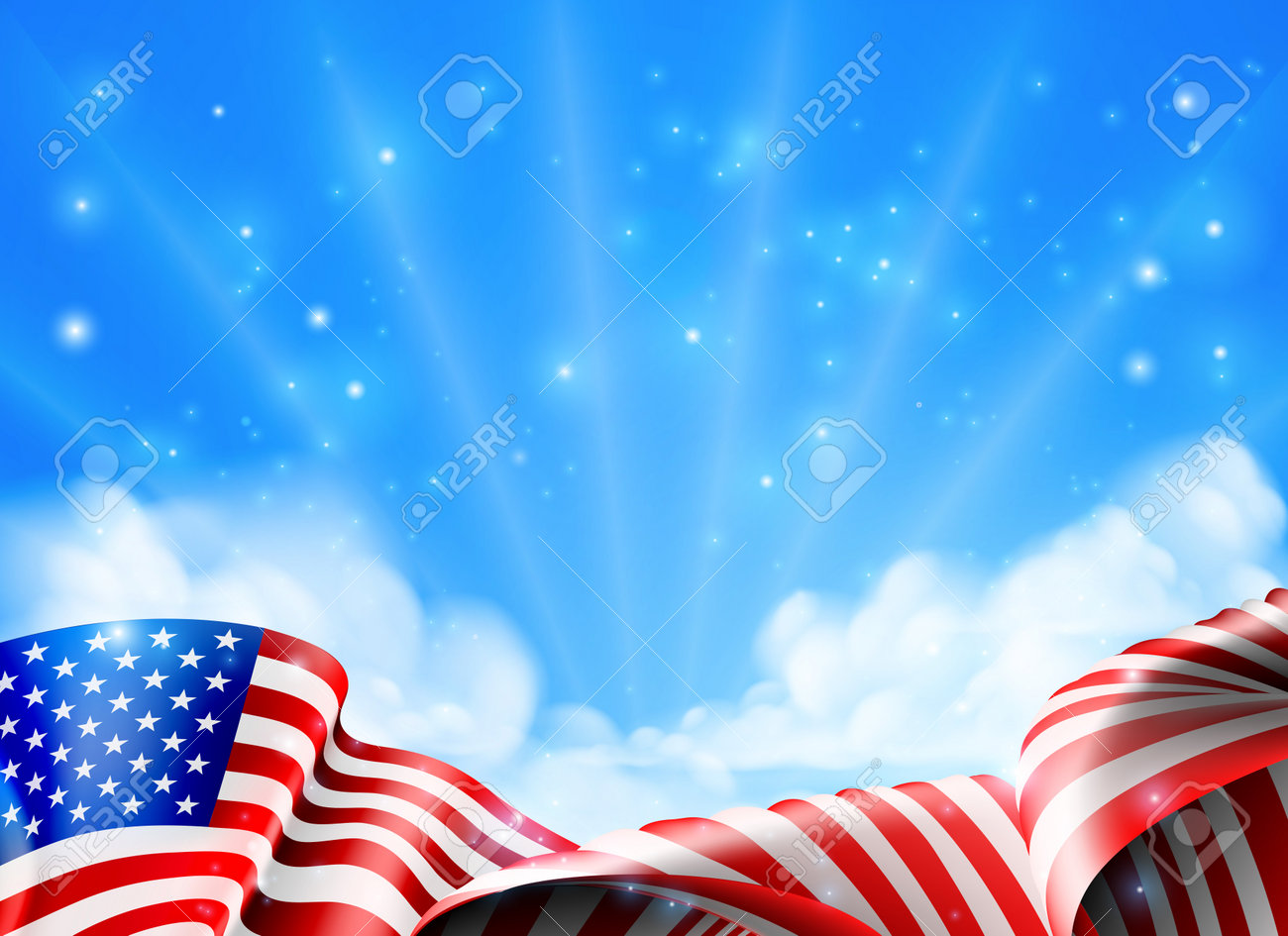 An American Flag Political Or Patriotic Background Design Stock Photo Picture and Royalty Free Image. Image 87165379