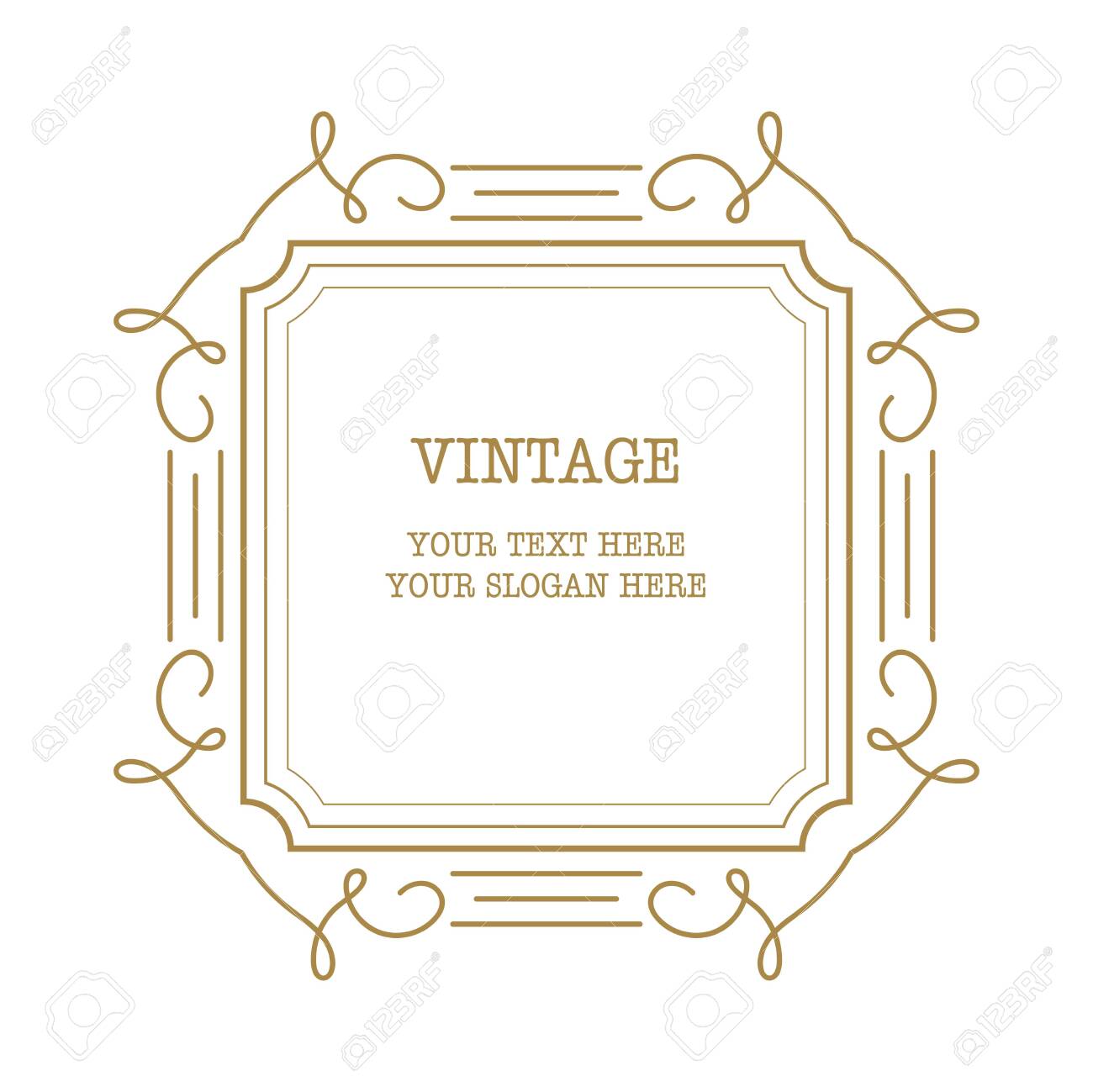 text frame design template
