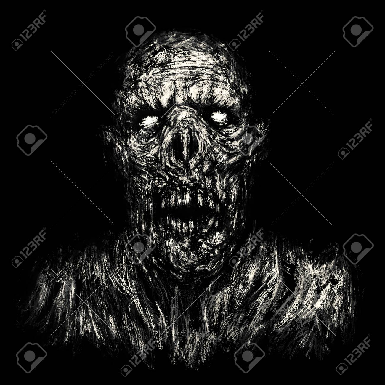 zombie horror background