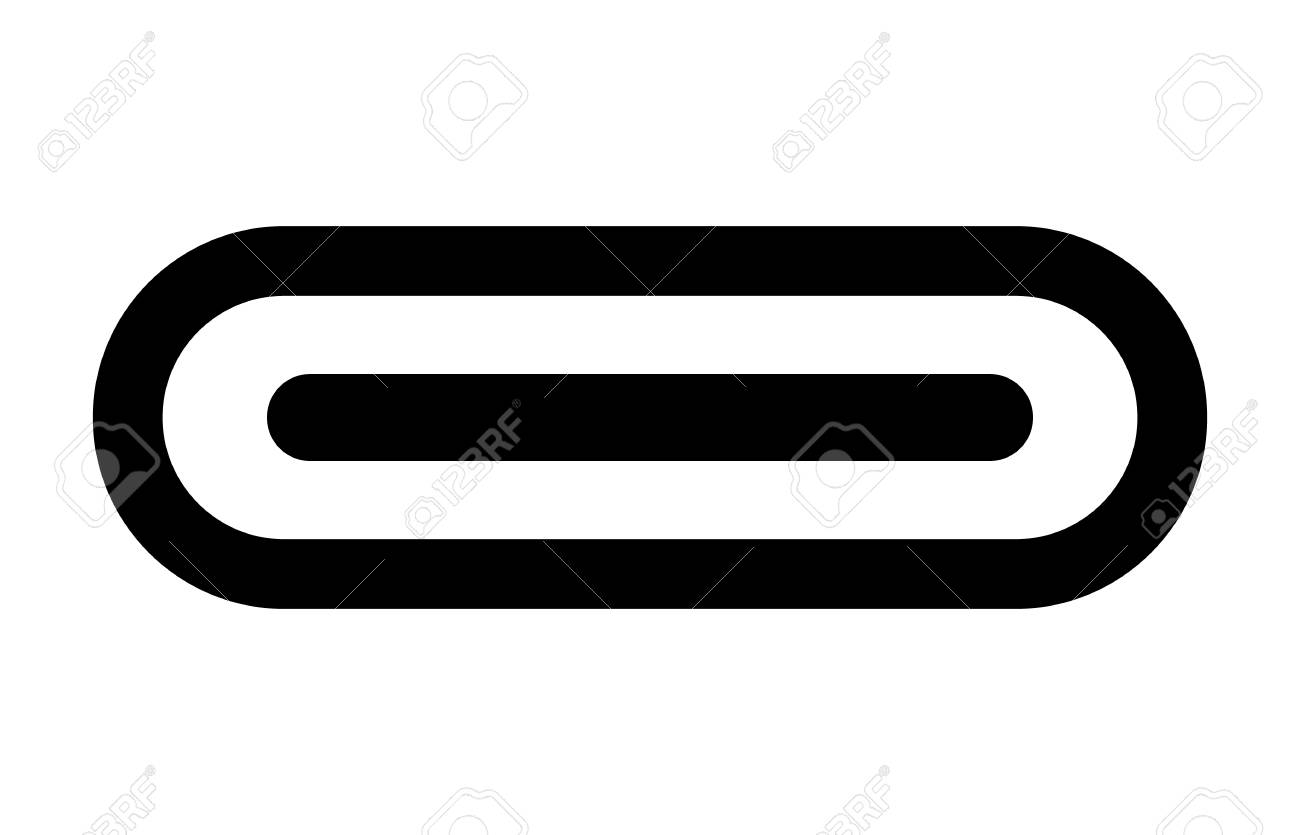 usb c icon vector