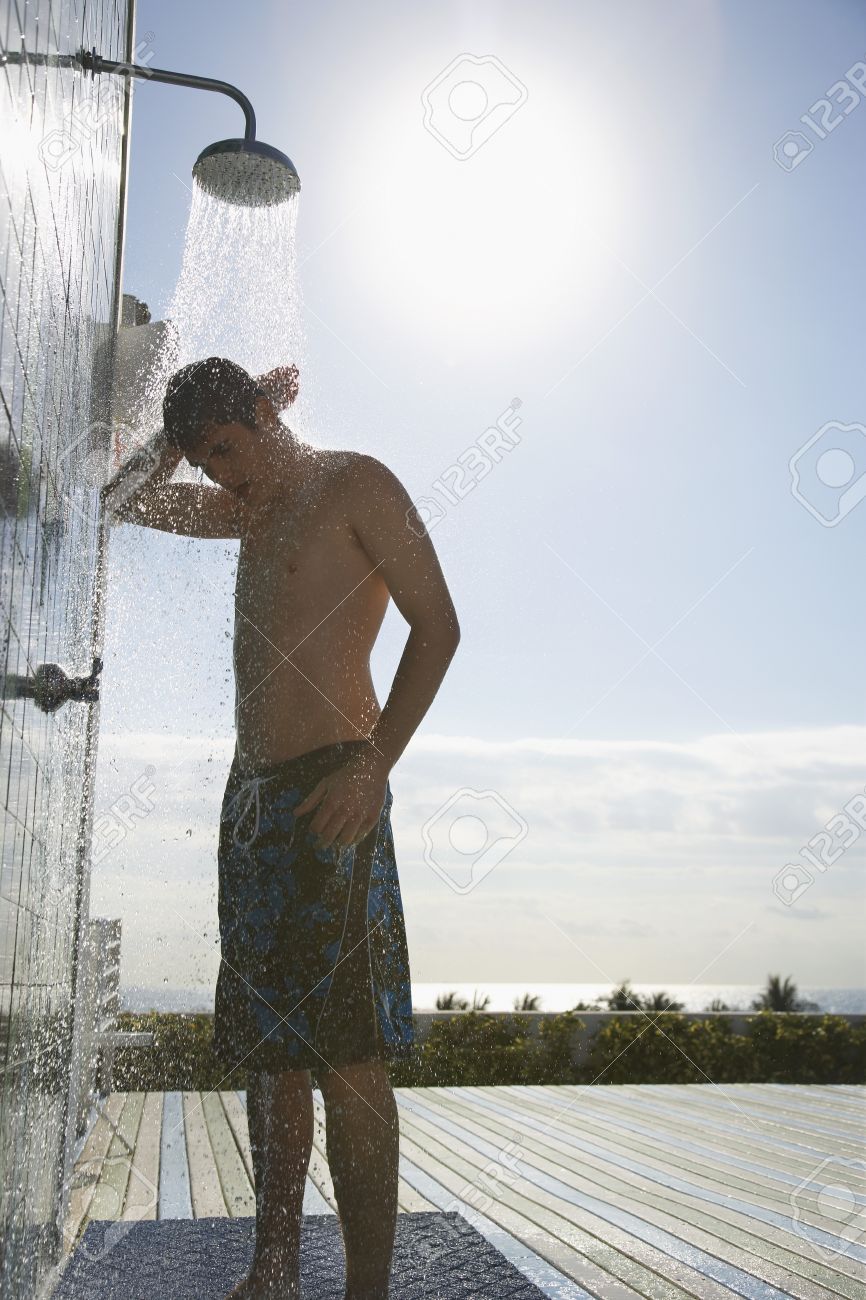 Boy shower store
