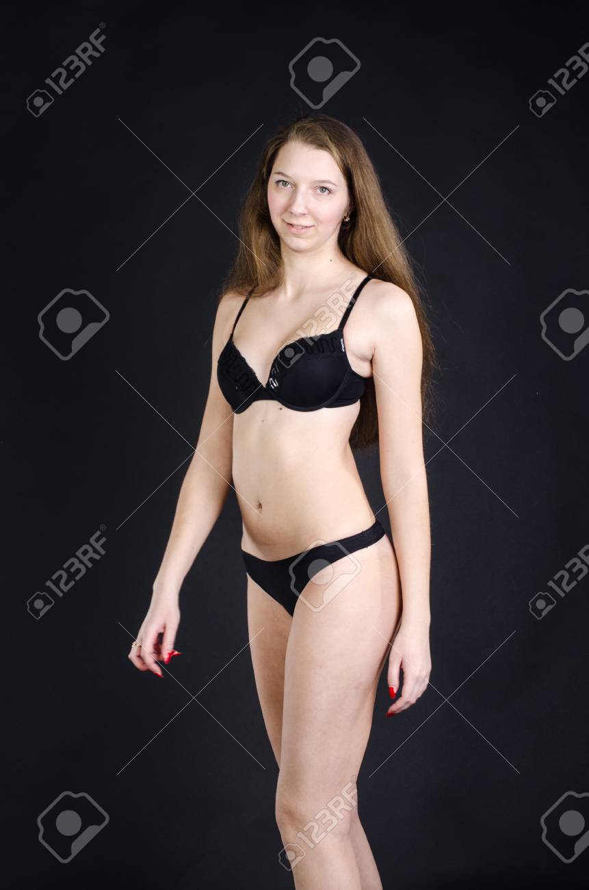 Girls in black panties store