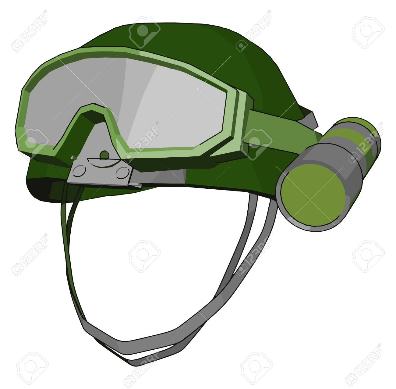 how to draw night vision goggles