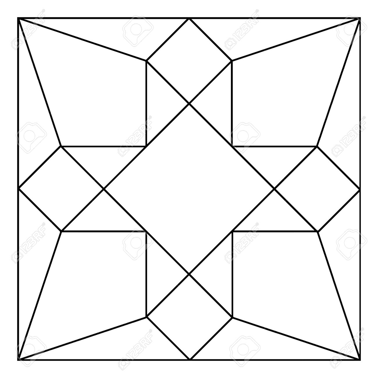simple geometric patterns drawing