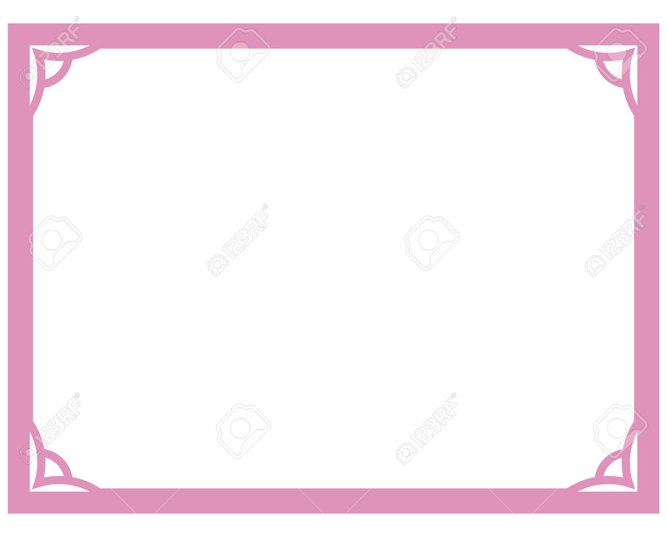 pink frame border