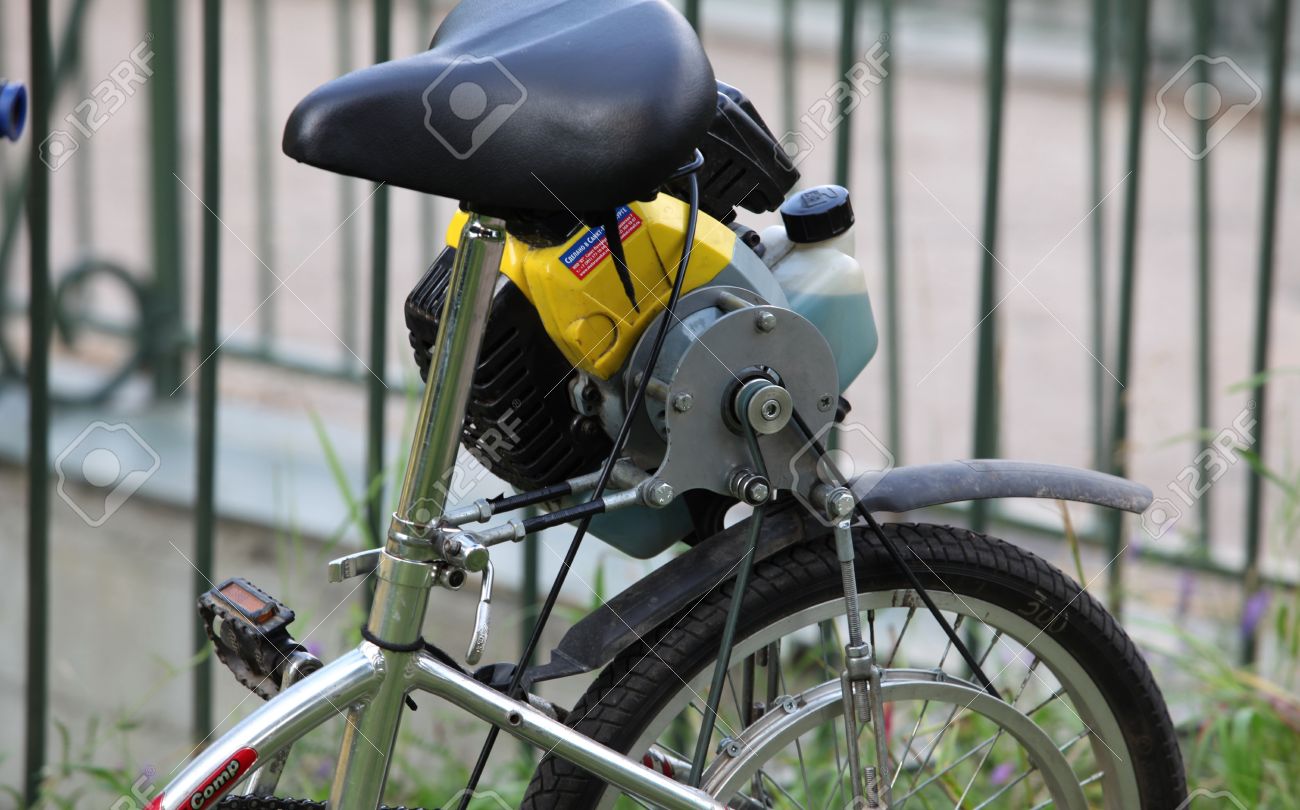 Lawn mower motor on bike store