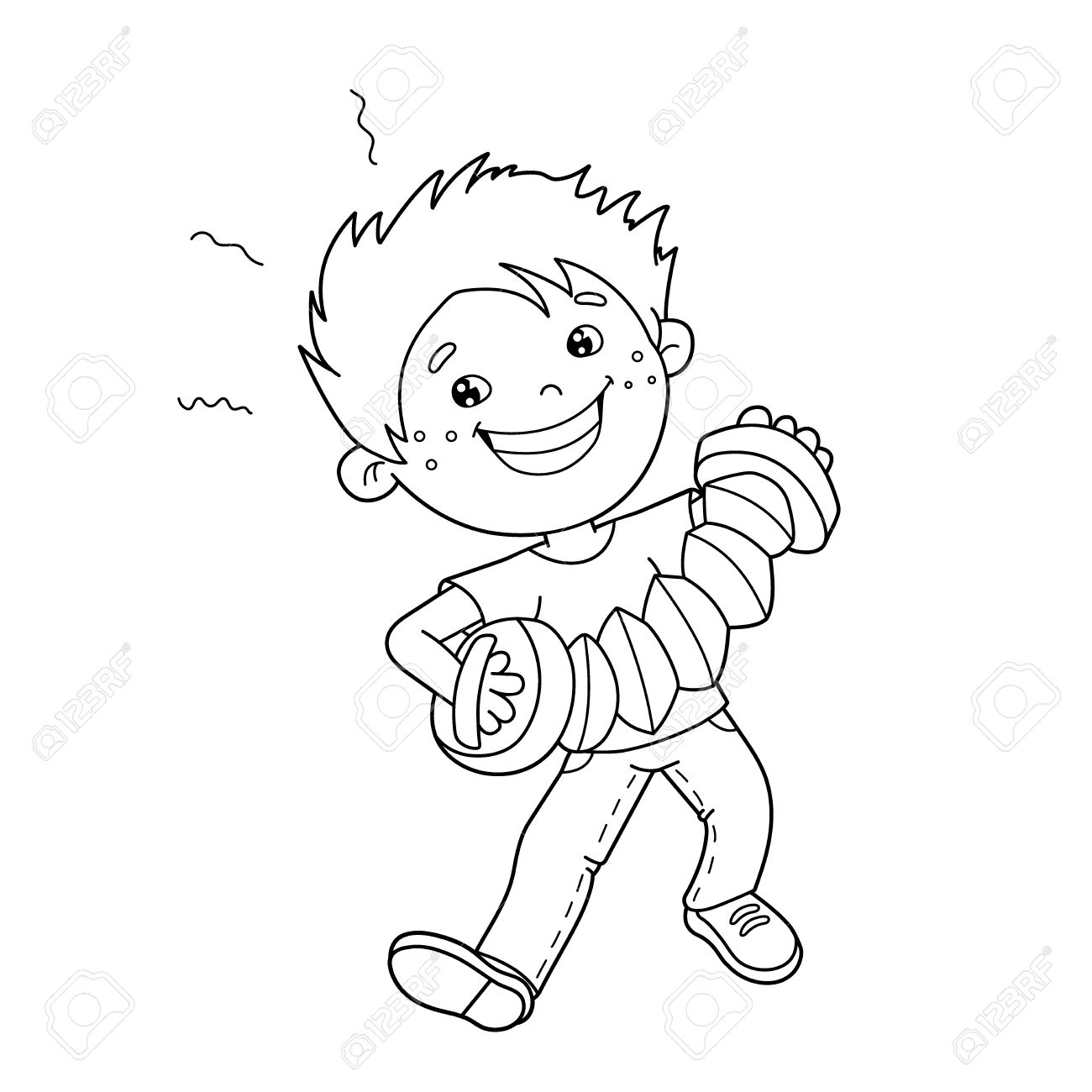 accordion coloring pages