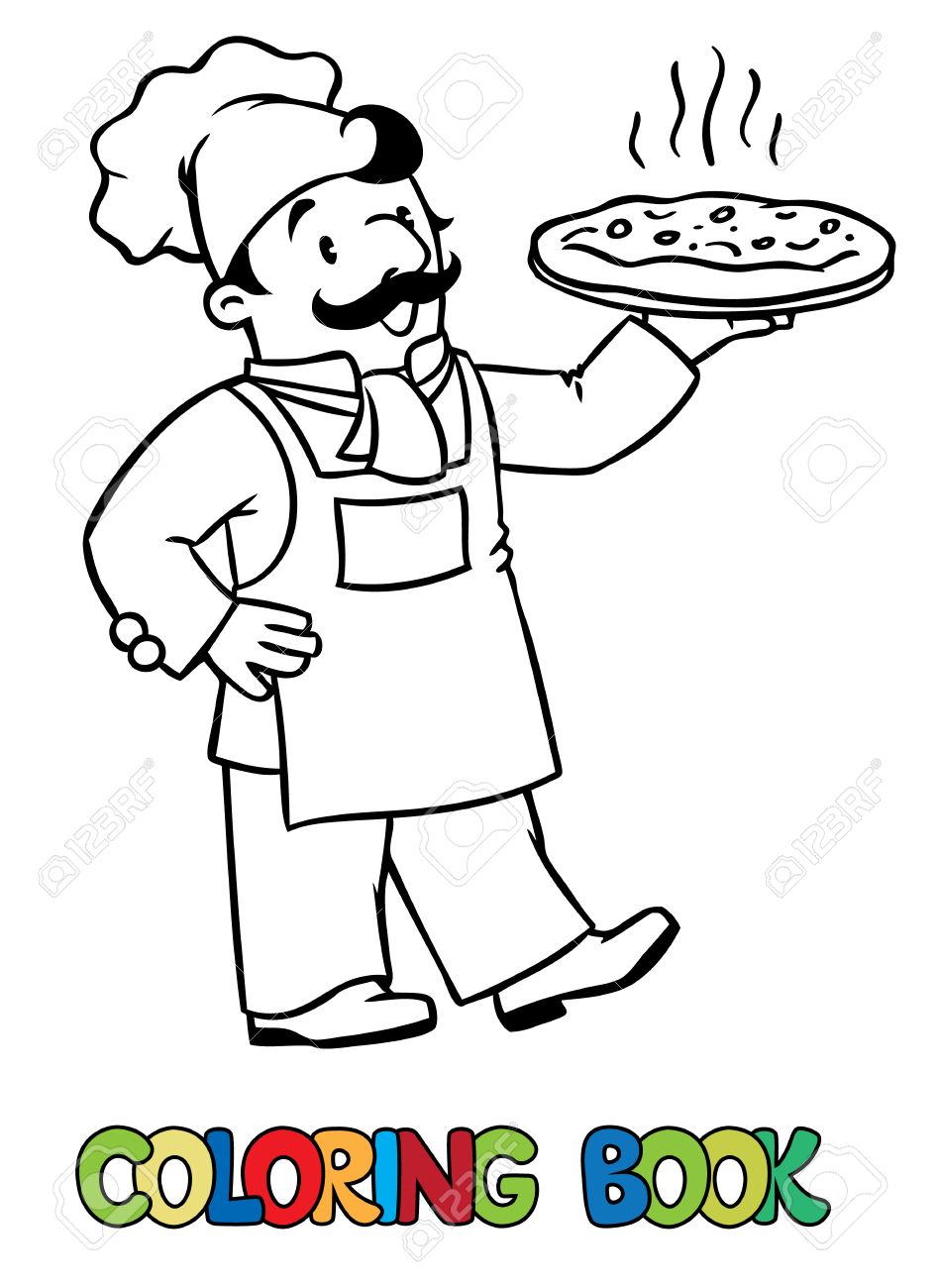 free chef coloring pages