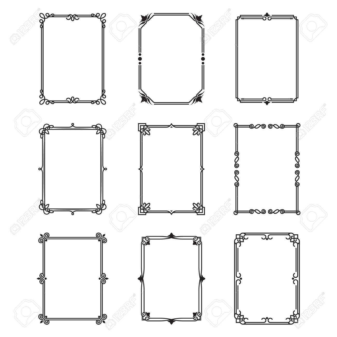 decorative rectangle shape
