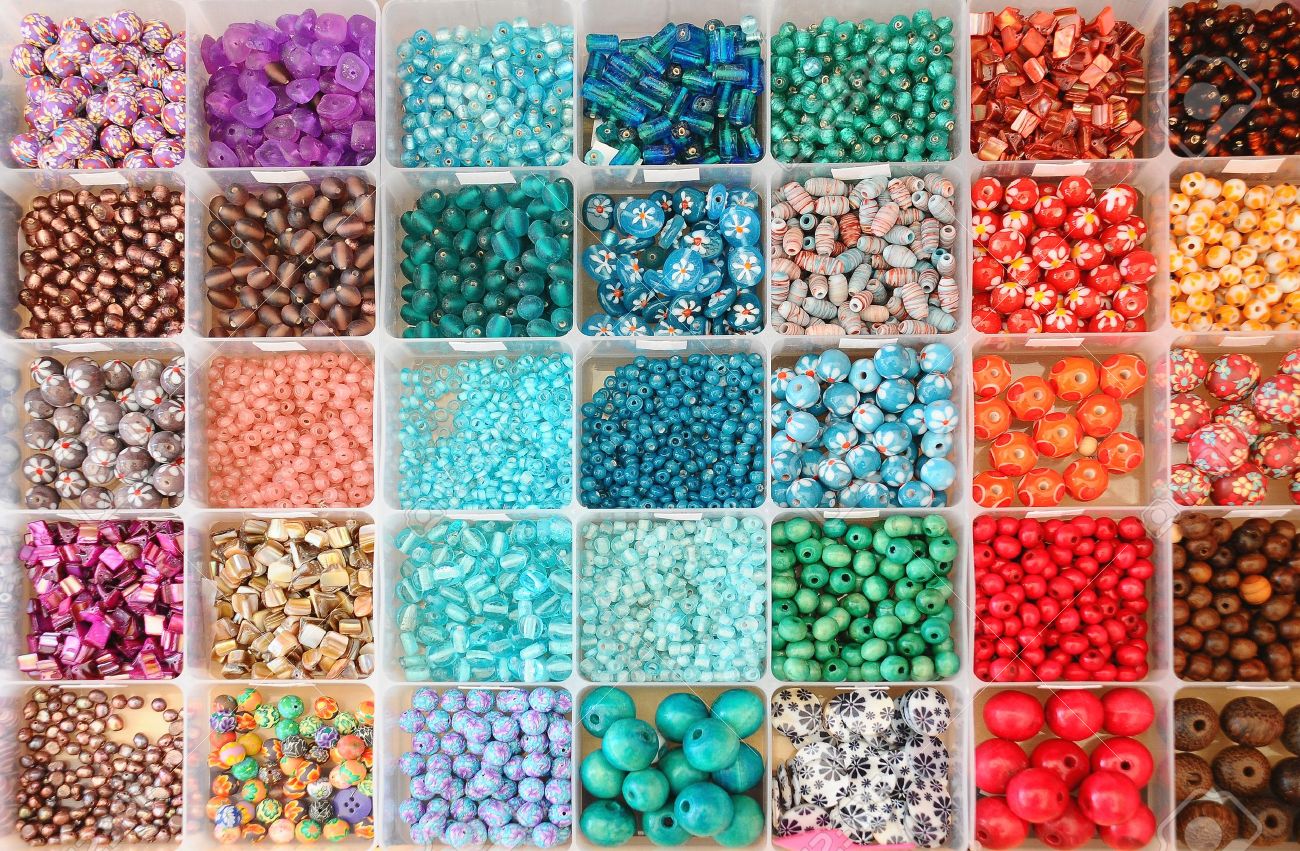 Colourful beads store