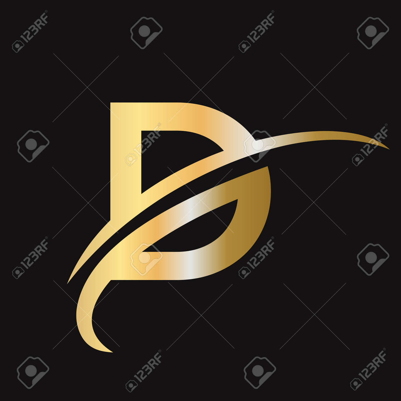 initial d logo svg