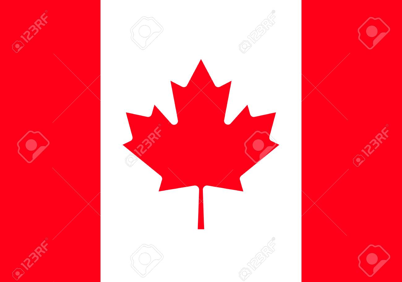 canada flag logo vector