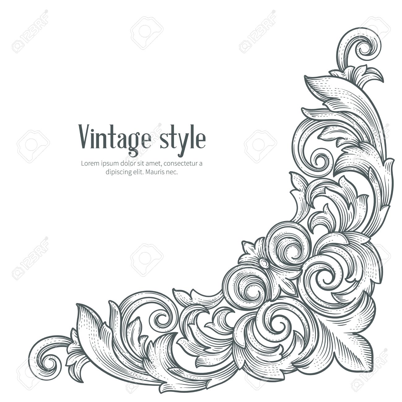 baroque corner design