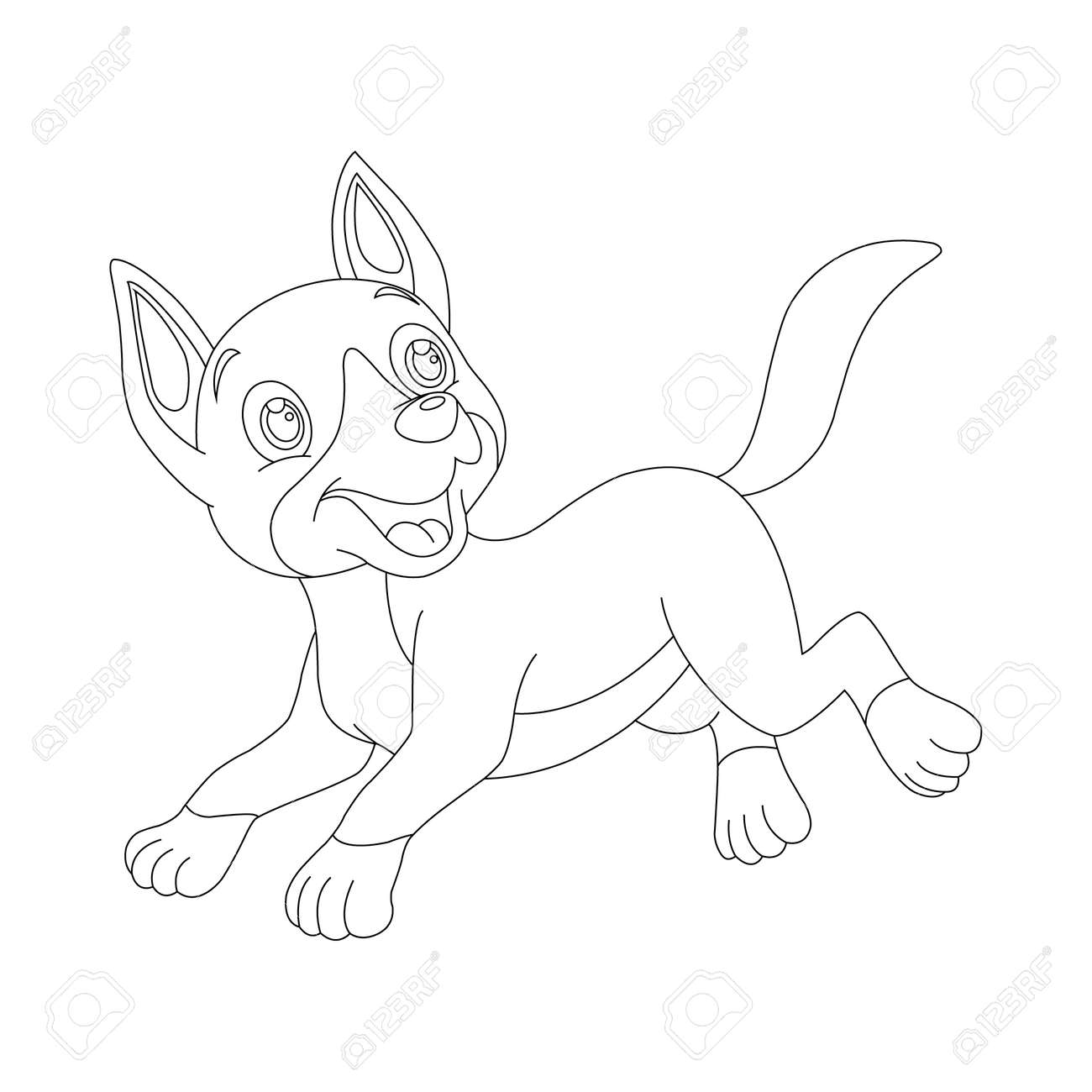 cute animal coloring pages puppy