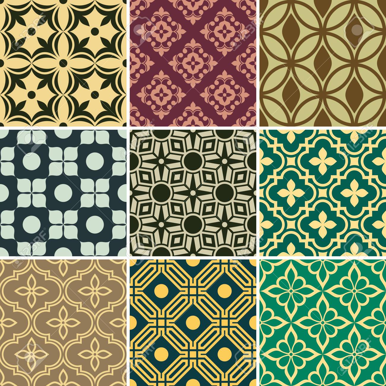 retro seamless pattern