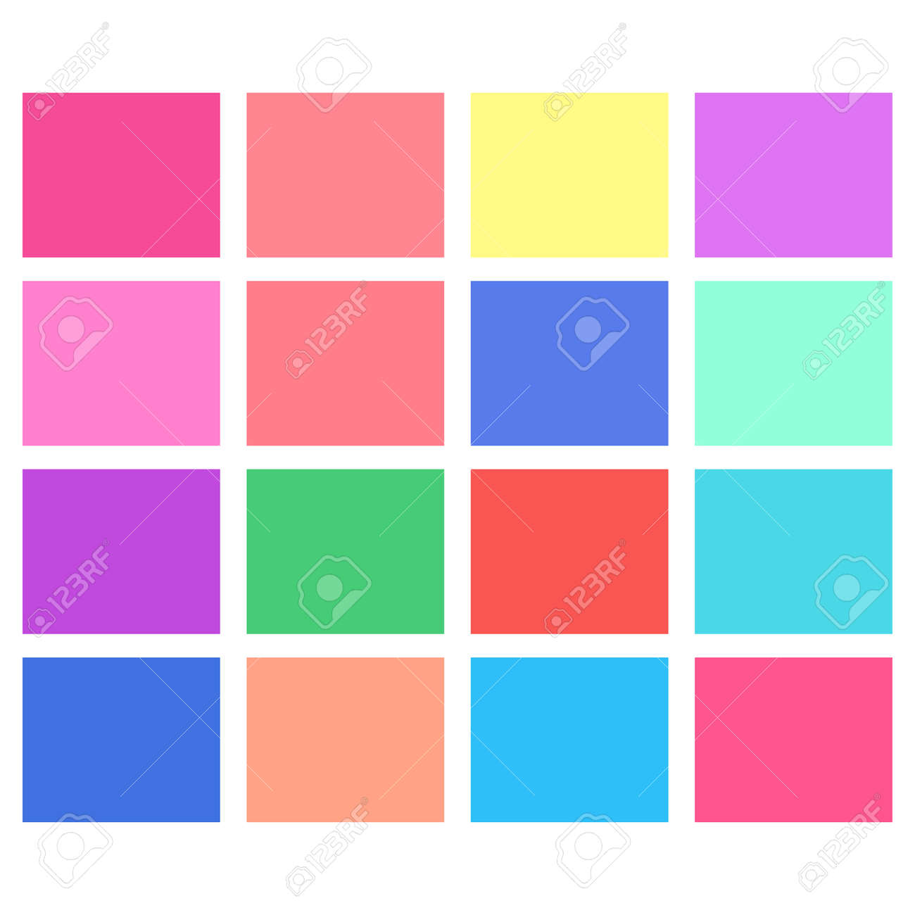 multicoloured square