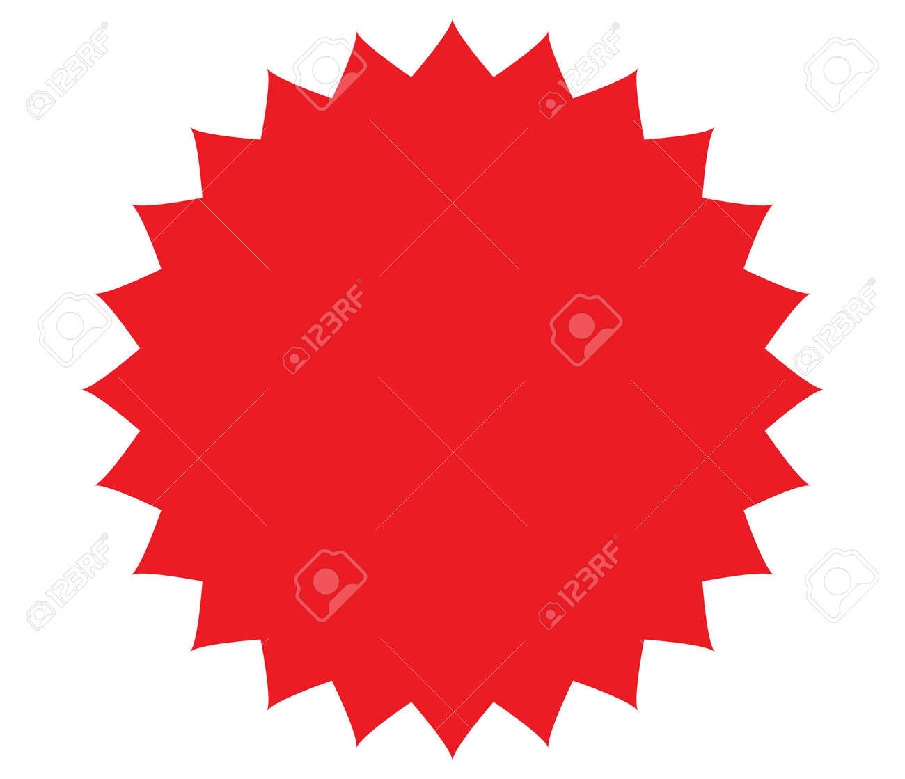 starburst vector shape