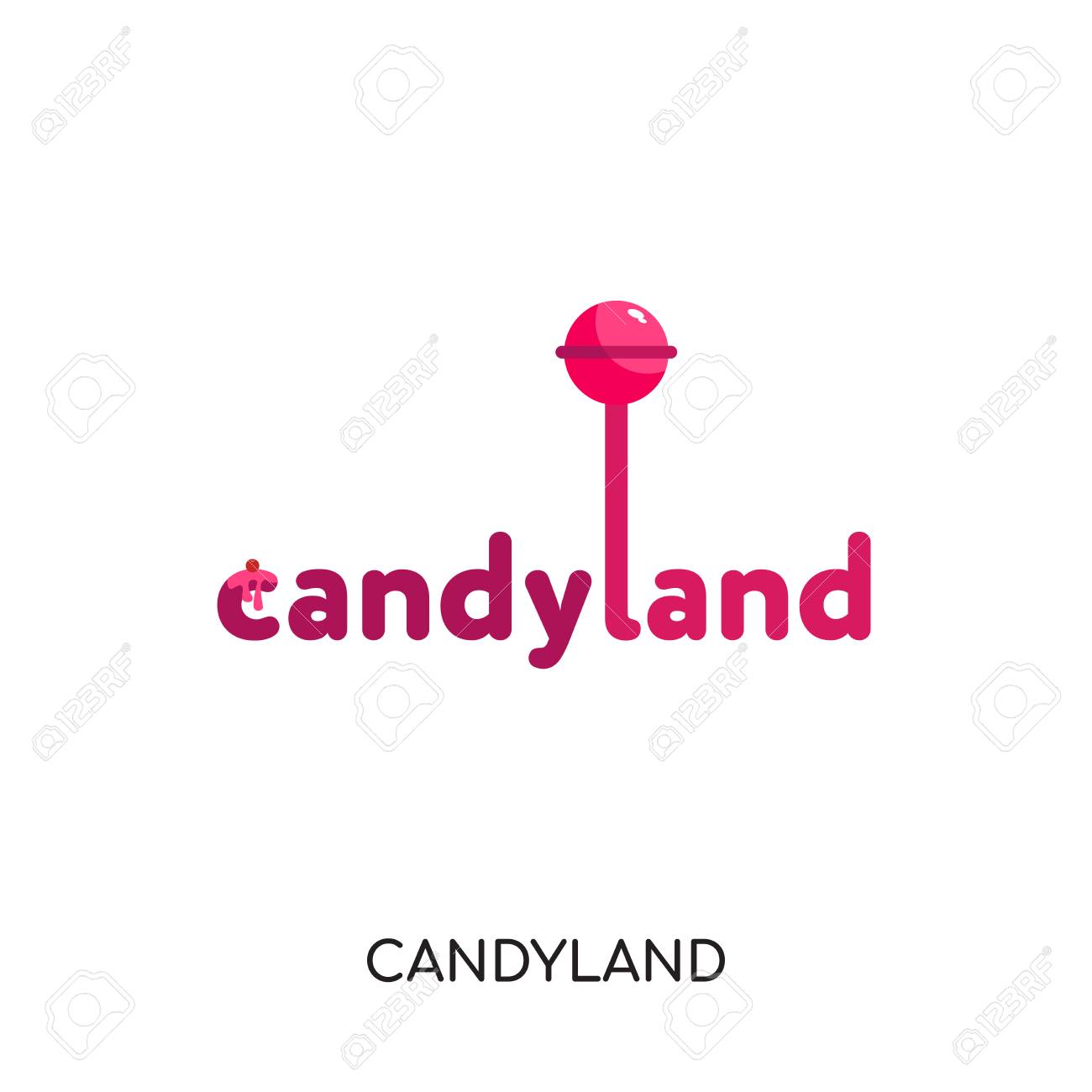 candyland logo vector