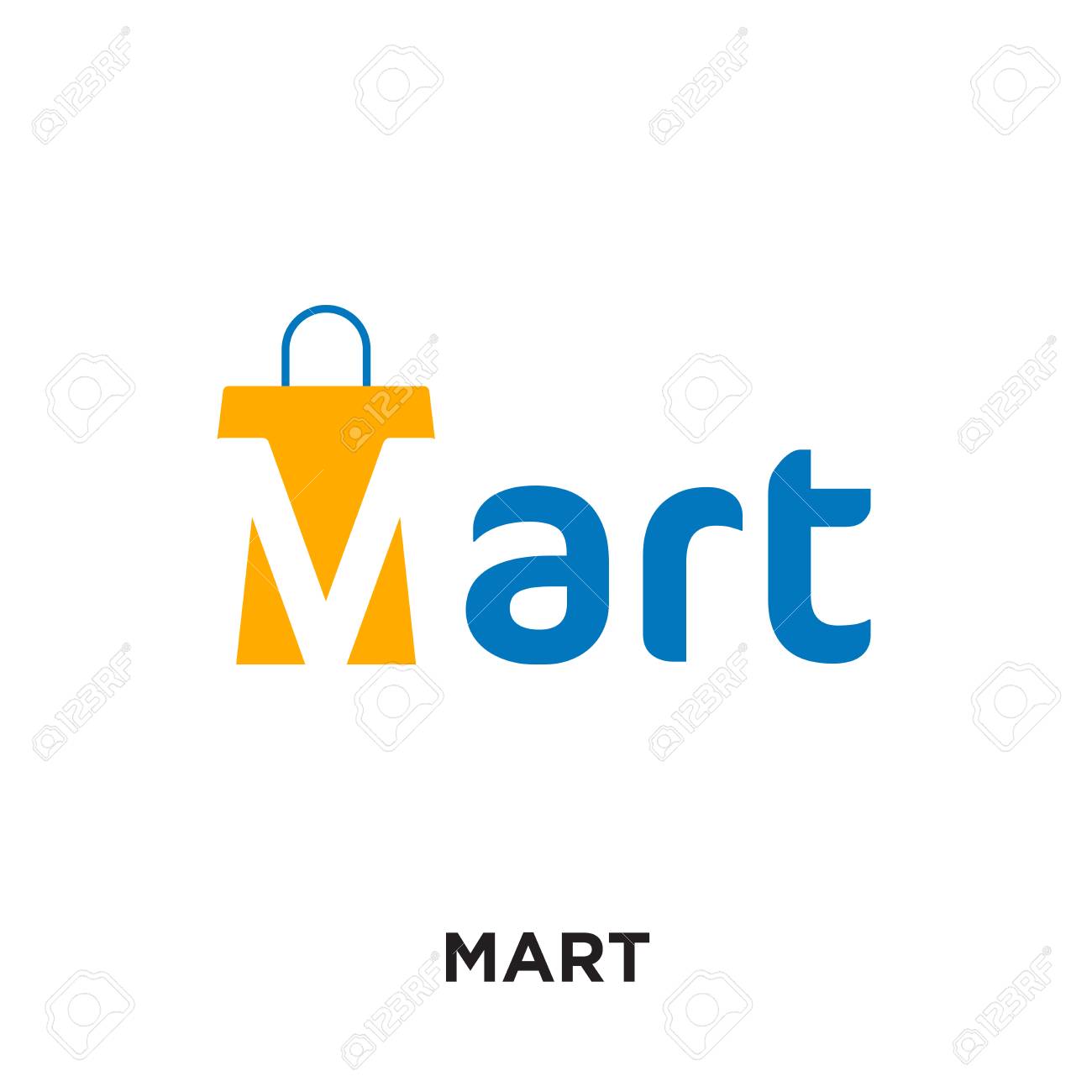 mini mart logo design