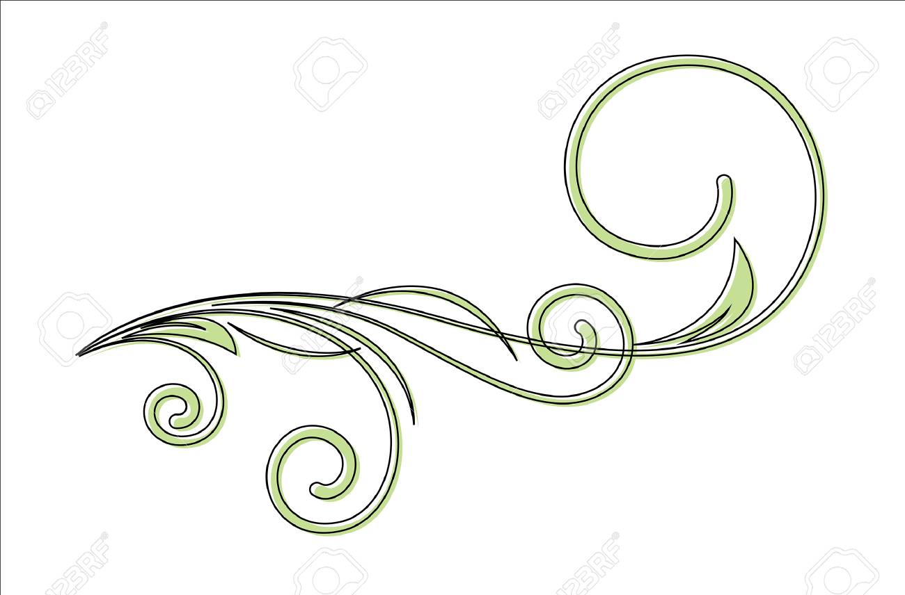flourish vector pattern